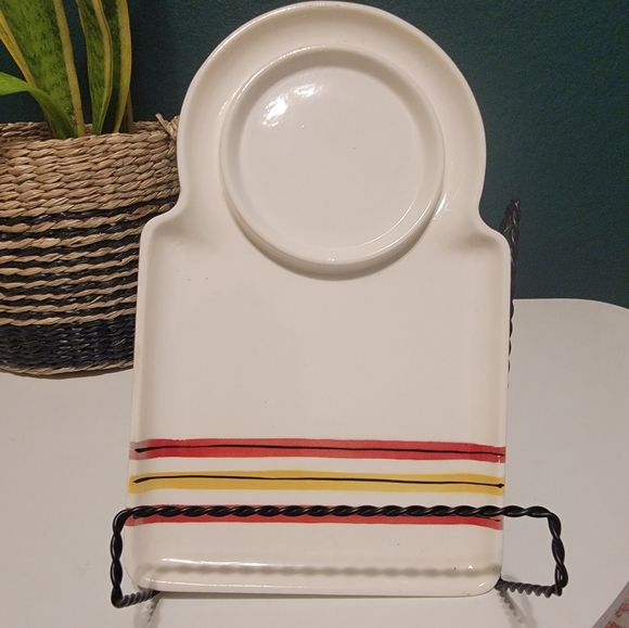 Holt Howard | Kitchen | Vintage 961 Holt Howardred Yellow Stripe Snack ...